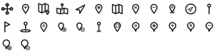 Bold Outline Icons Set - Round Icons Premium - 1000 Icons