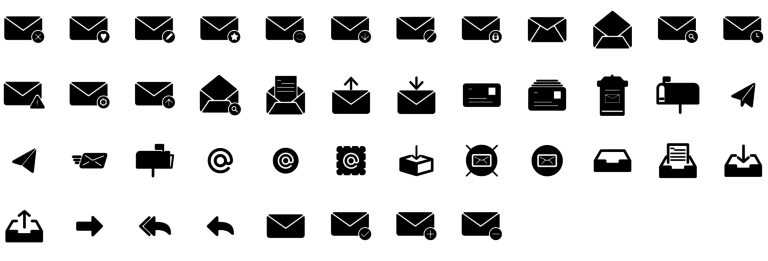 Glyph Icons Premium Pack - Round Icons