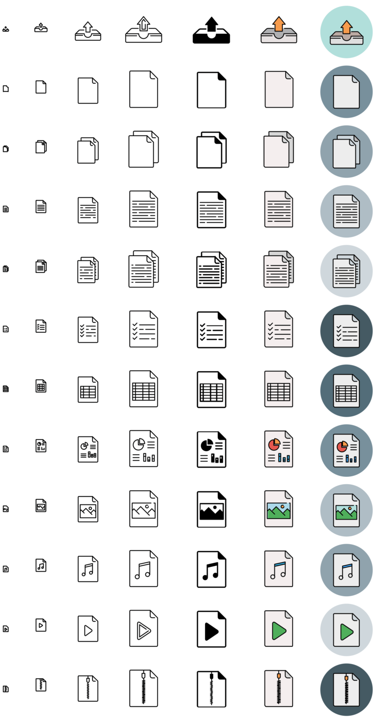 7000 Vector responsive icons pack on Round Icons Premium