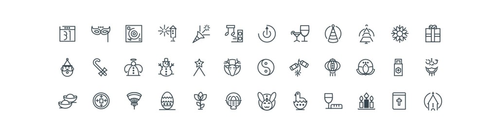 Funline Pack Vector Filled Outline Icons Set - 1000 Icons