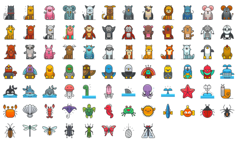 Filled Outline Icons Pack - 2000 Premium Vector Icons