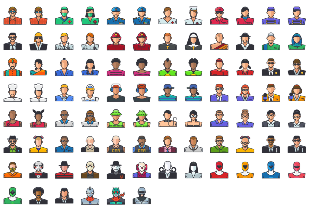 Filled Outline Icons Pack - 2000 Premium Vector Icons