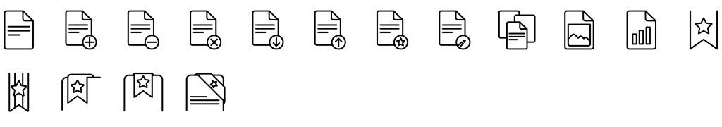 1700 Vector Line Icons Set SVG PNG Ai Sketch