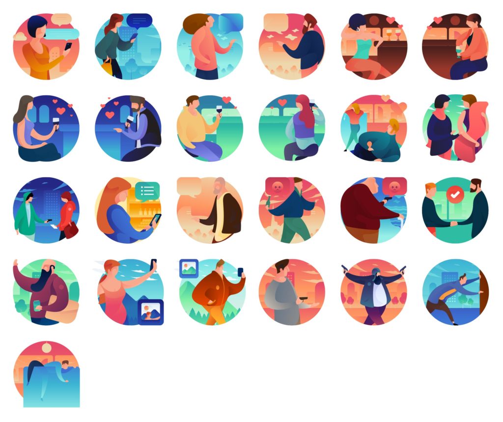 Flat Icons pack 4 - 220 Flat Scene icons by Roundicons.com