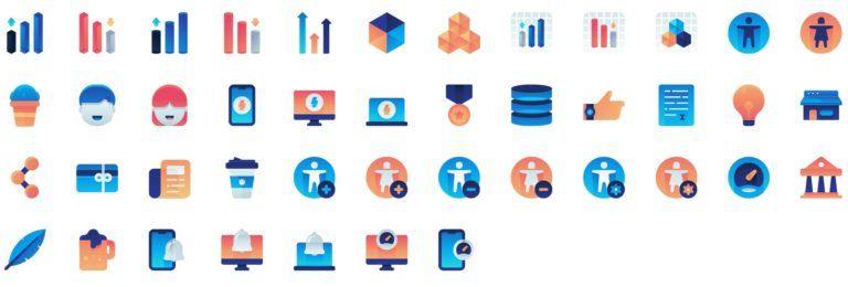 Gradient Icons Pack - 1000 Modern icons for websites and apps